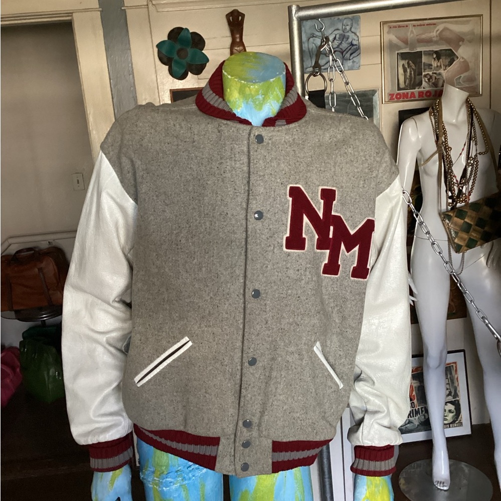 Vintage Tm Athletics Letterman Jacket - Gem
